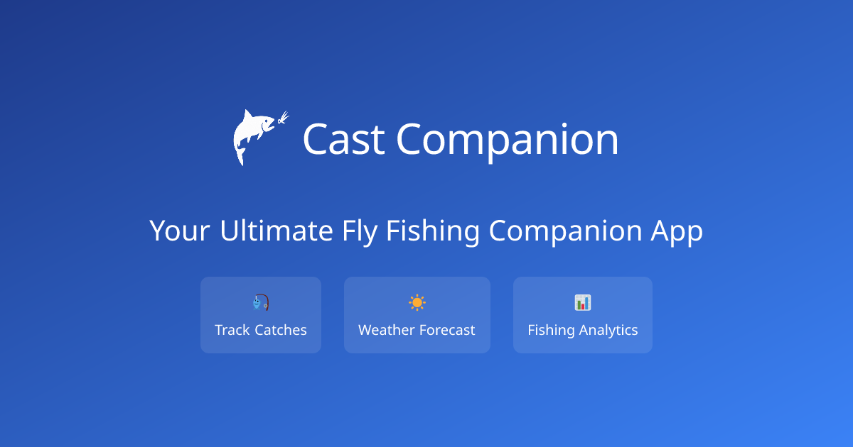 Fly Fishing App | Catch Log, Journal & Weather for UK and Ireland